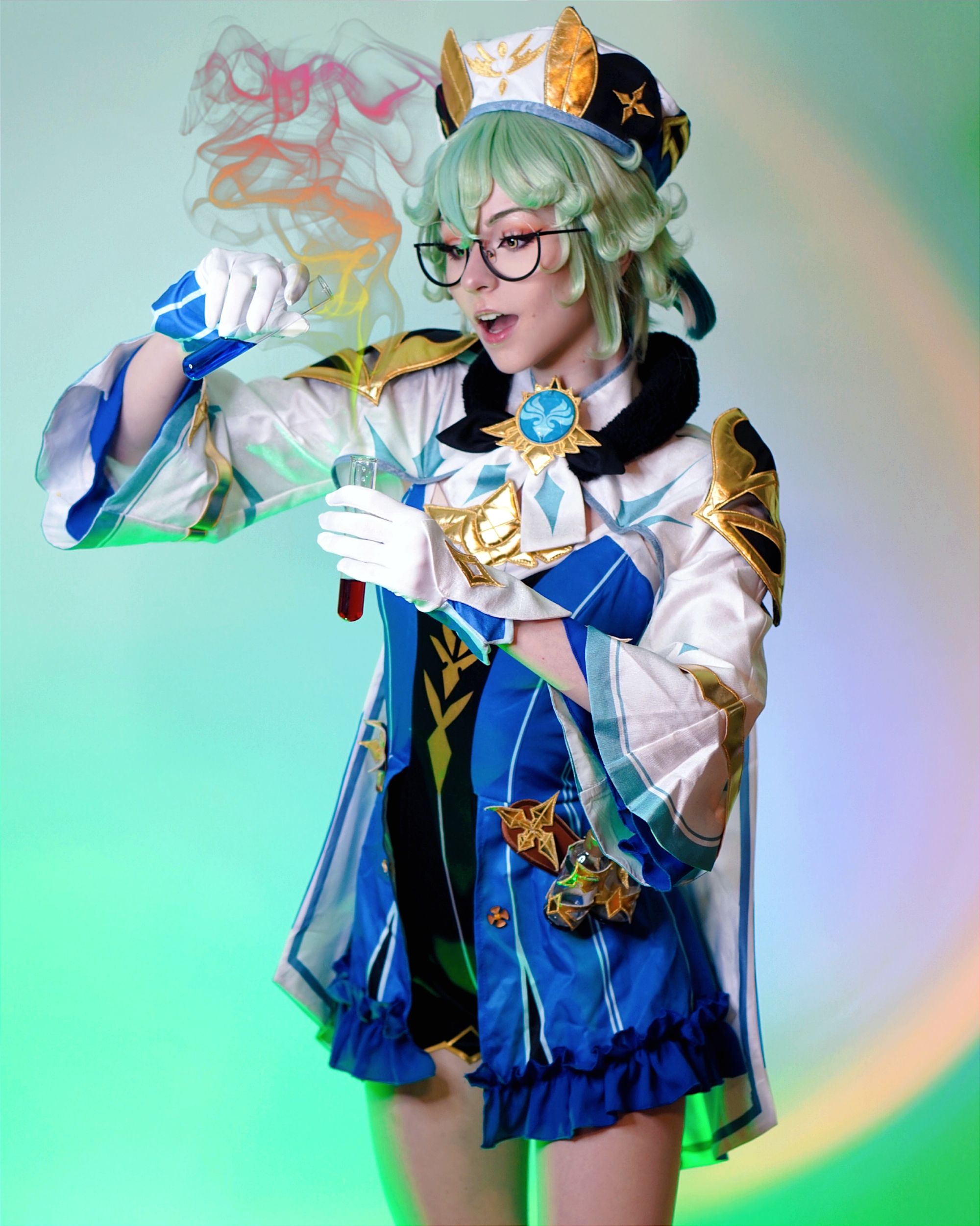 favourite picture from my Sucrose cosplay photoshoot 💚 Genshin Impact ...