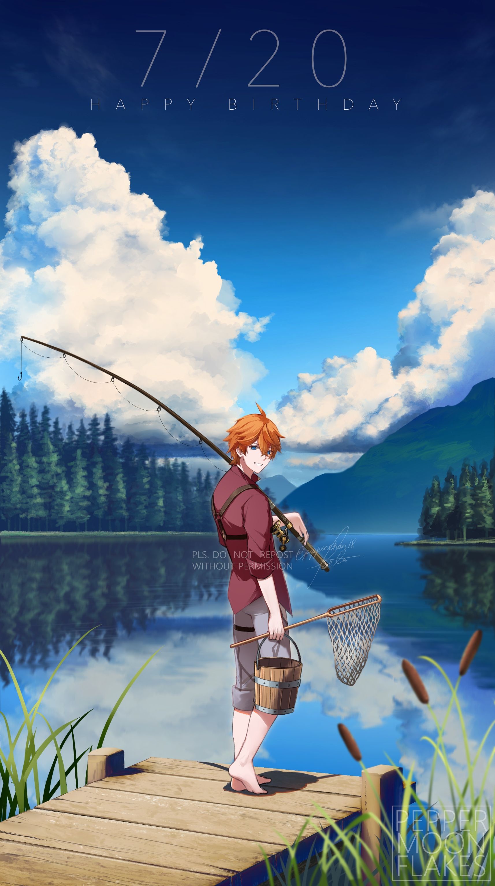 Warrior's Respite - Childe Birthday Art Special Genshin Impact | HoYoLAB