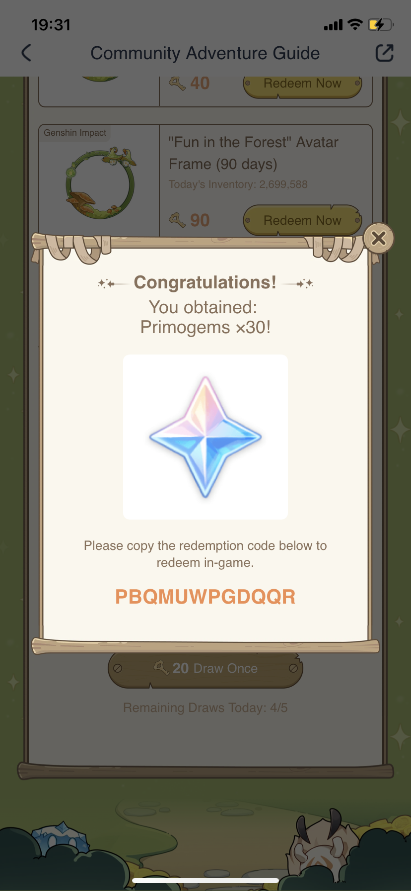 Never thought I’d see the day where I pull primos out of the hilicurl ...