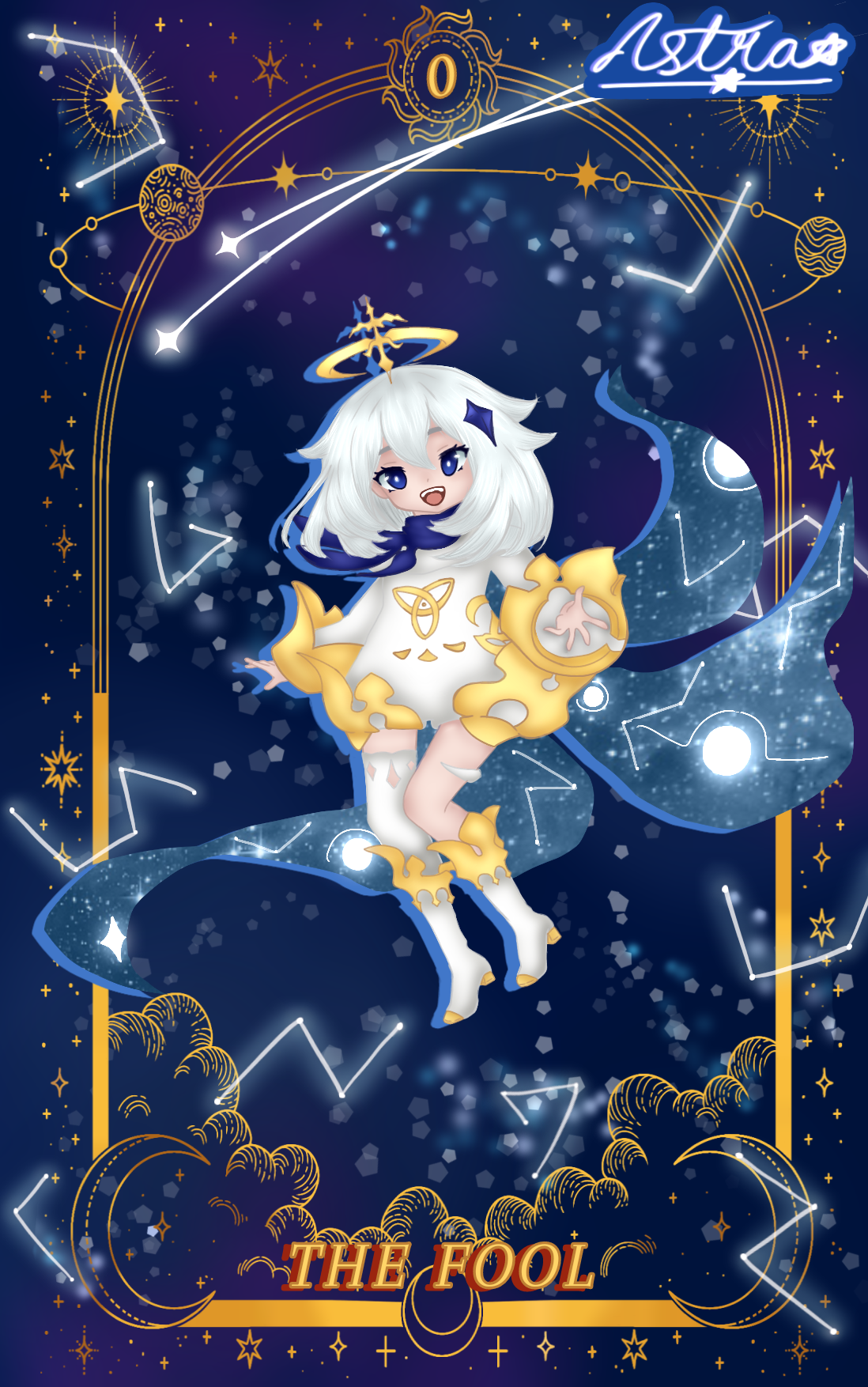 Paimon tarot card Genshin Impact | HoYoLAB