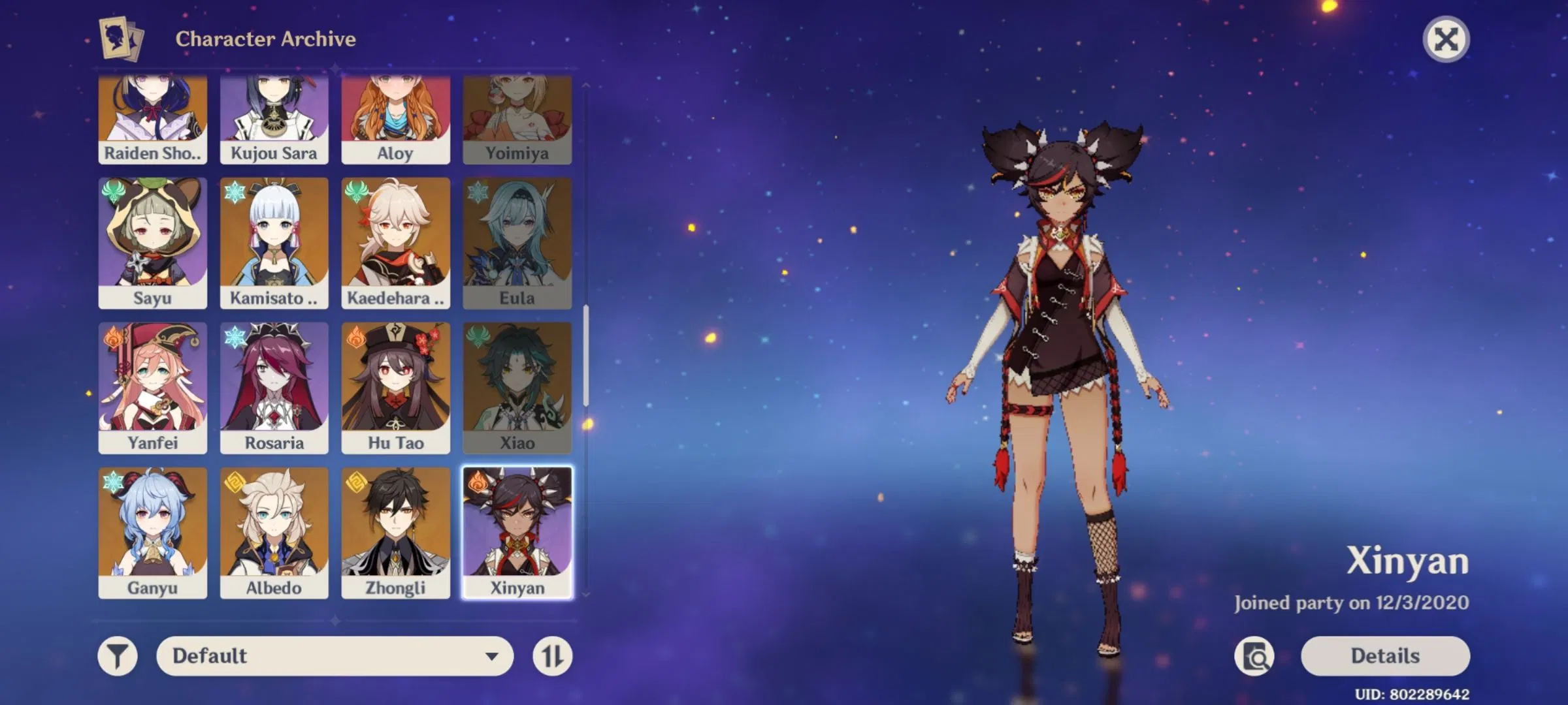 green = characters owned Genshin Impact | HoYoLAB