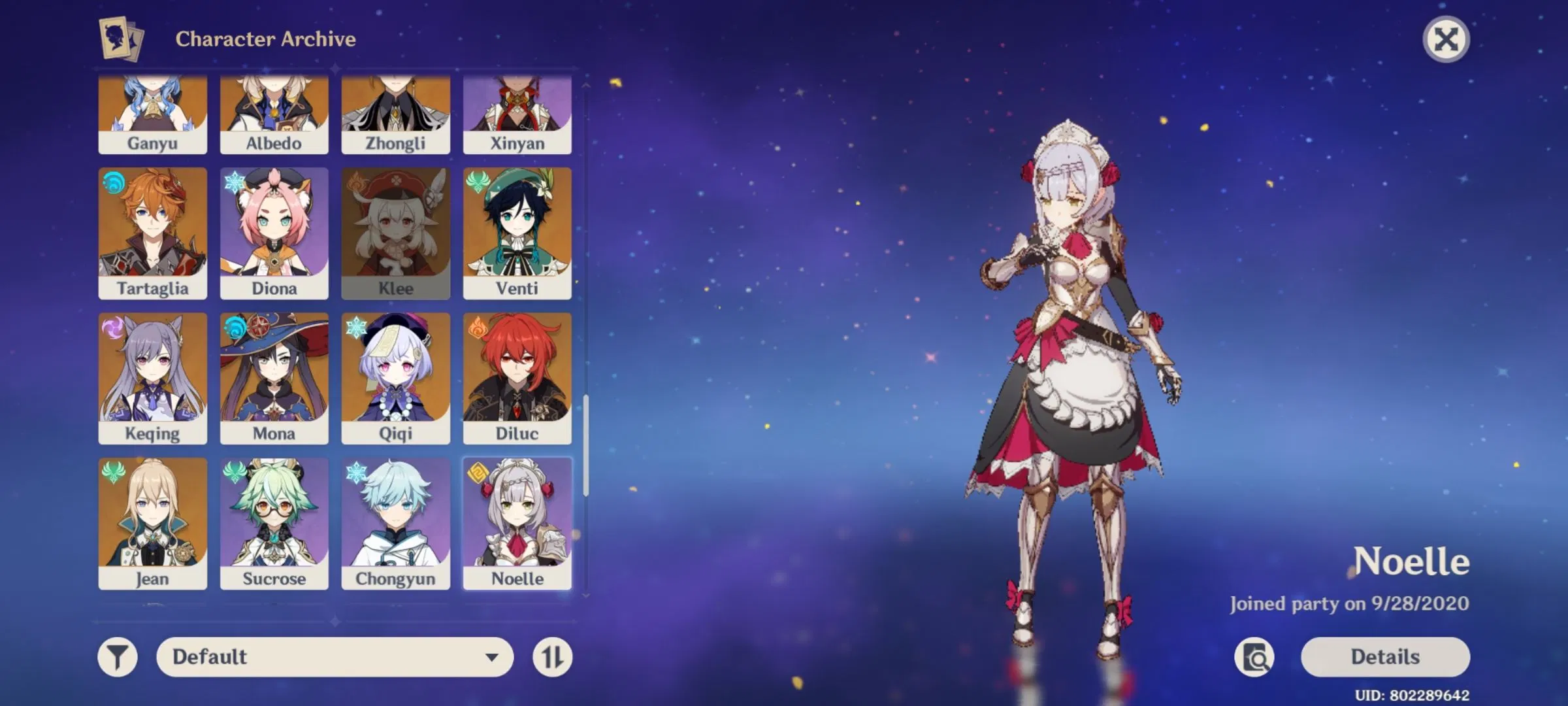 green = characters owned Genshin Impact | HoYoLAB