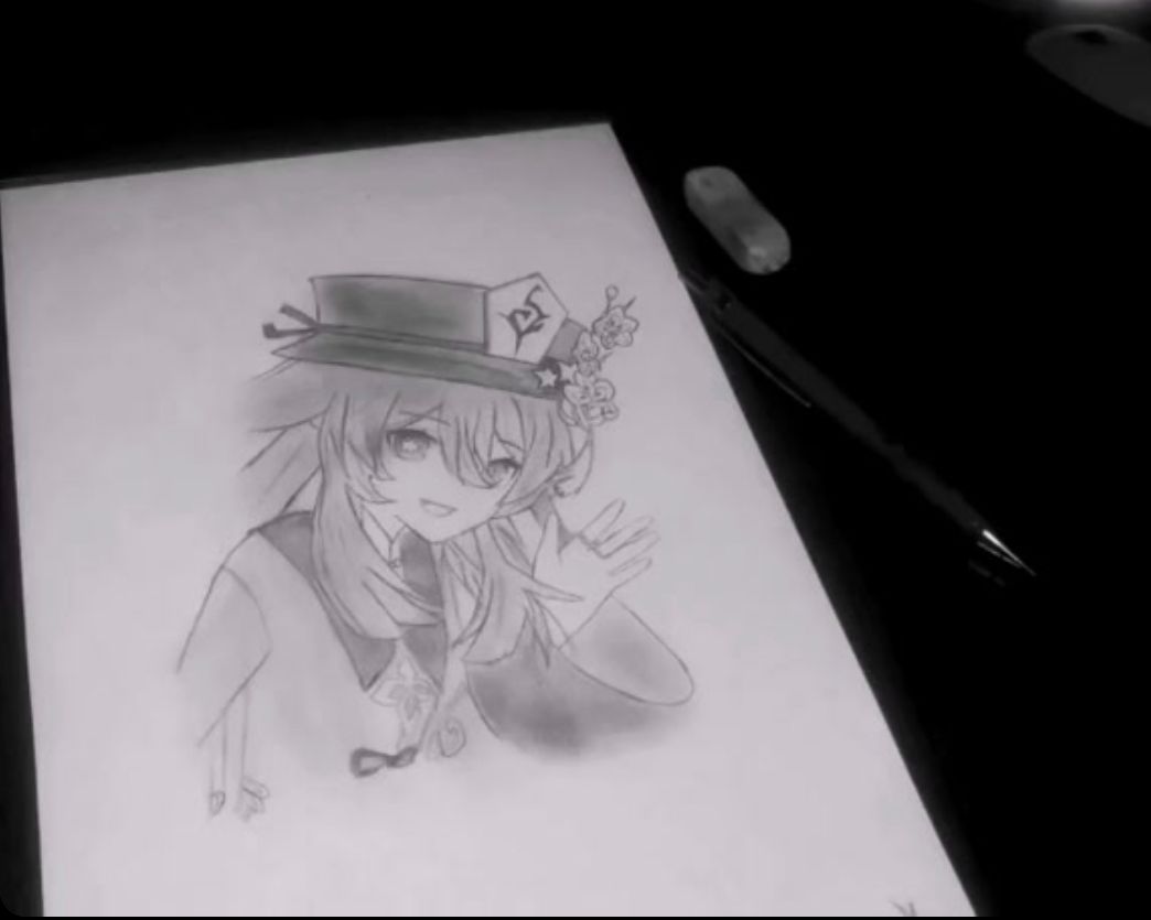 HuTao drawing Genshin Impact | HoYoLAB