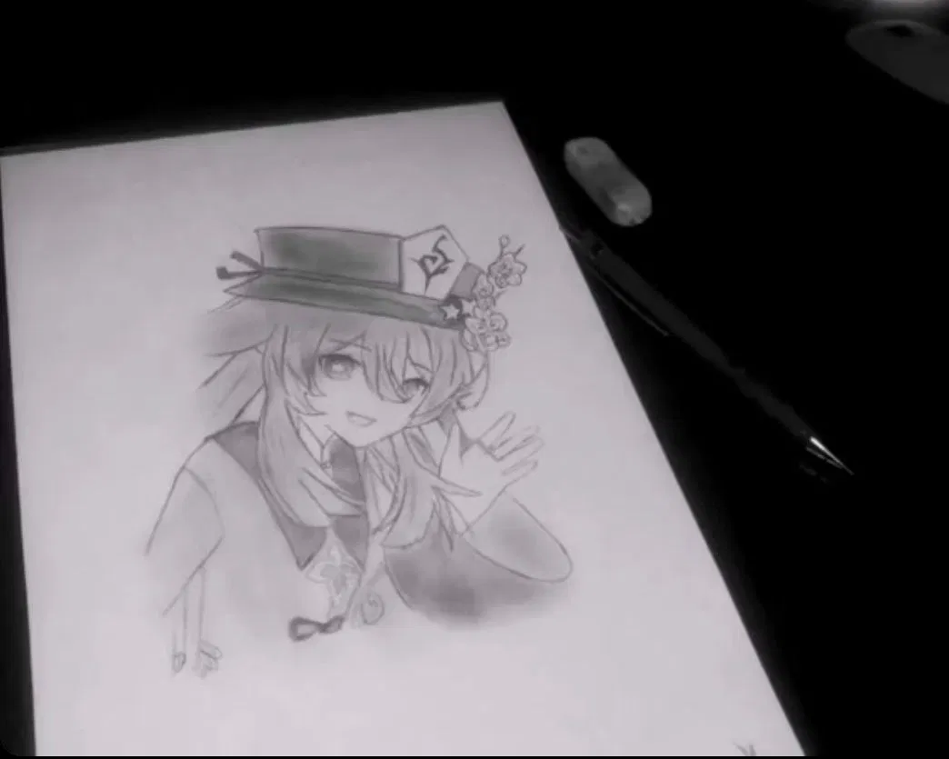 HuTao drawing Genshin Impact | HoYoLAB