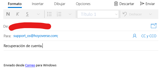 Si que es tedioso rellenar el formulario :D, para recuperar la cuenta ...