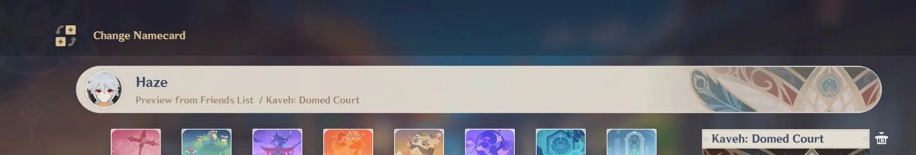 Kaveh name card 🔖🌱 Genshin Impact | HoYoLAB