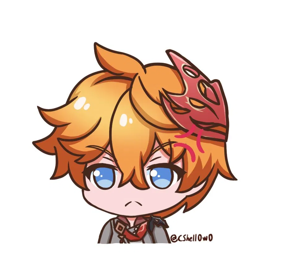 Tartaglia chibi Emotion Vol：1 Genshin Impact | HoYoLAB