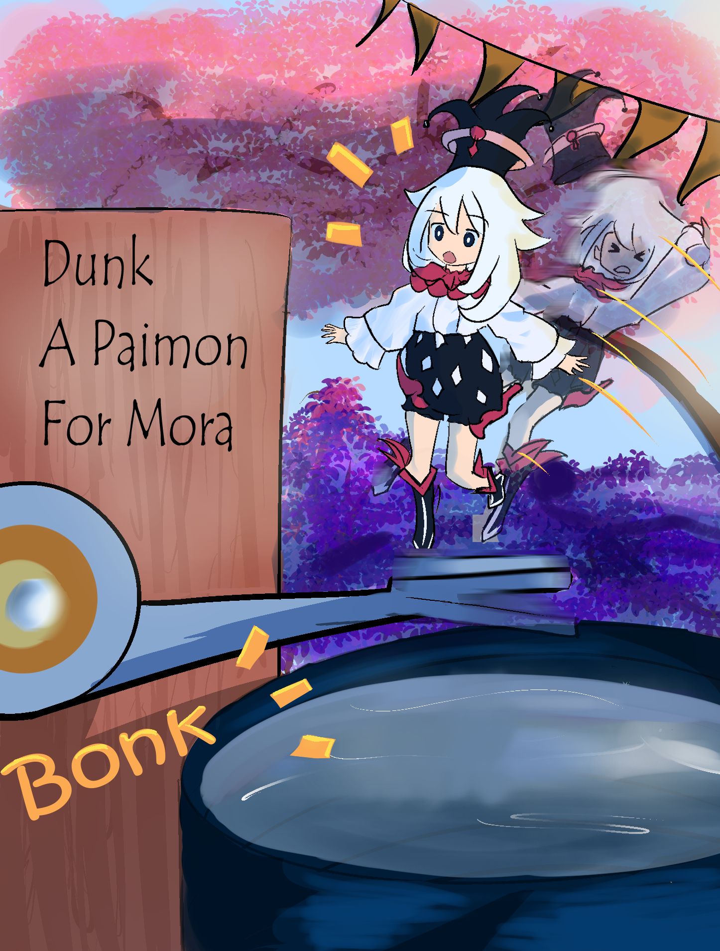 Dunk a Paimon For Mora! 🪙🪙 Genshin Impact | HoYoLAB