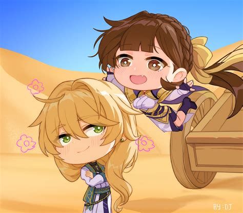 Chibi Luocha and Sushang! (Art by DJ_Lamb on Pixiv) Honkai: Star Rail ...