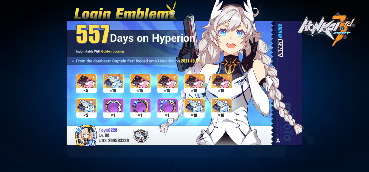 Returnee code HI3 Honkai Impact 3rd | HoYoLAB