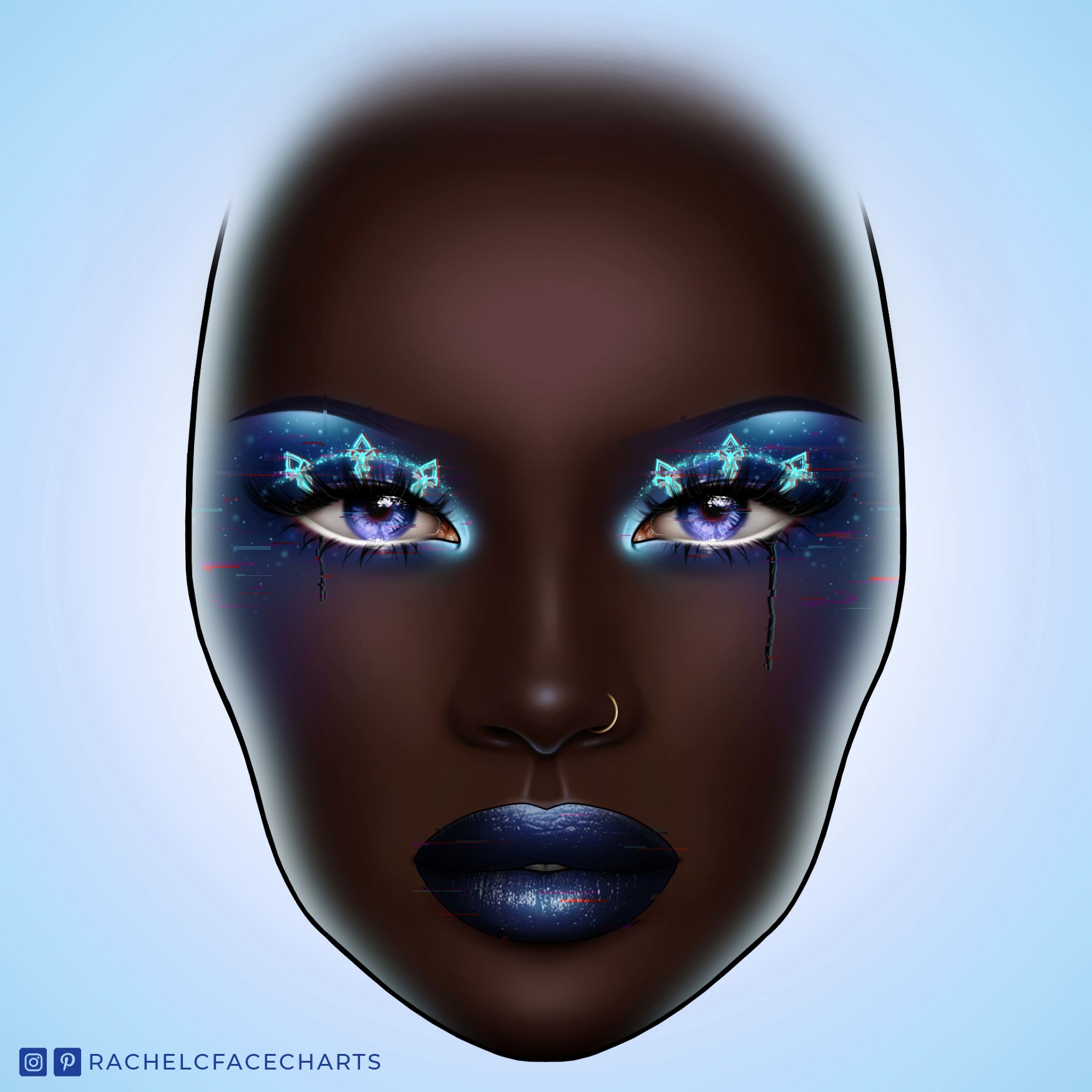 Makeup look inspired by Wanderer ☂️ Genshin Impact | HoYoLAB