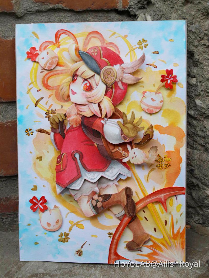 Boom Boom Bakudan~! Klee Fanart Genshin Impact | HoYoLAB