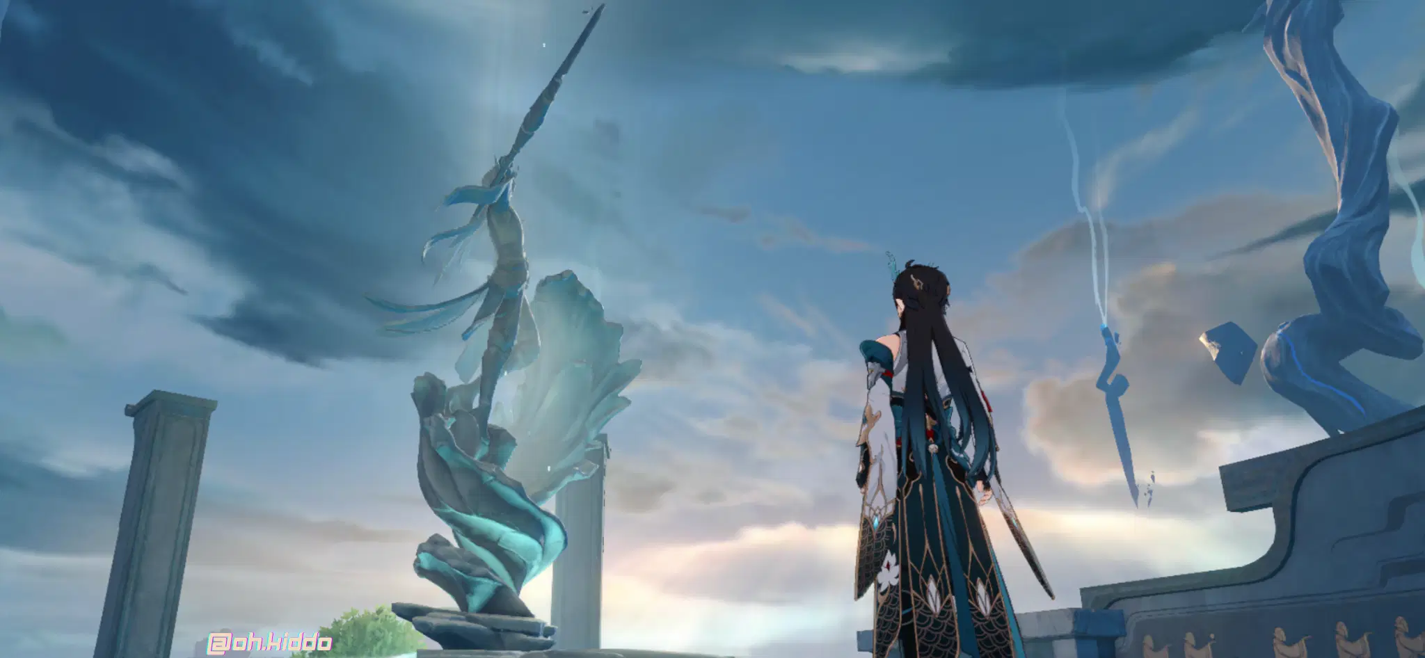 The look Dan Heng gave after that transformation gave me "main ...