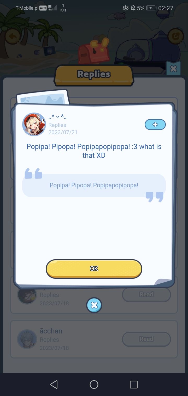 Popipa! Pipopa! Popipapapipopa! | HoYoLAB