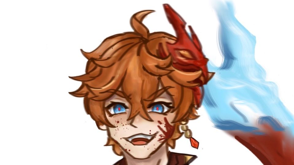 Art diary 197: HAPPY BIRTHDAY CHILDE Genshin Impact | HoYoLAB