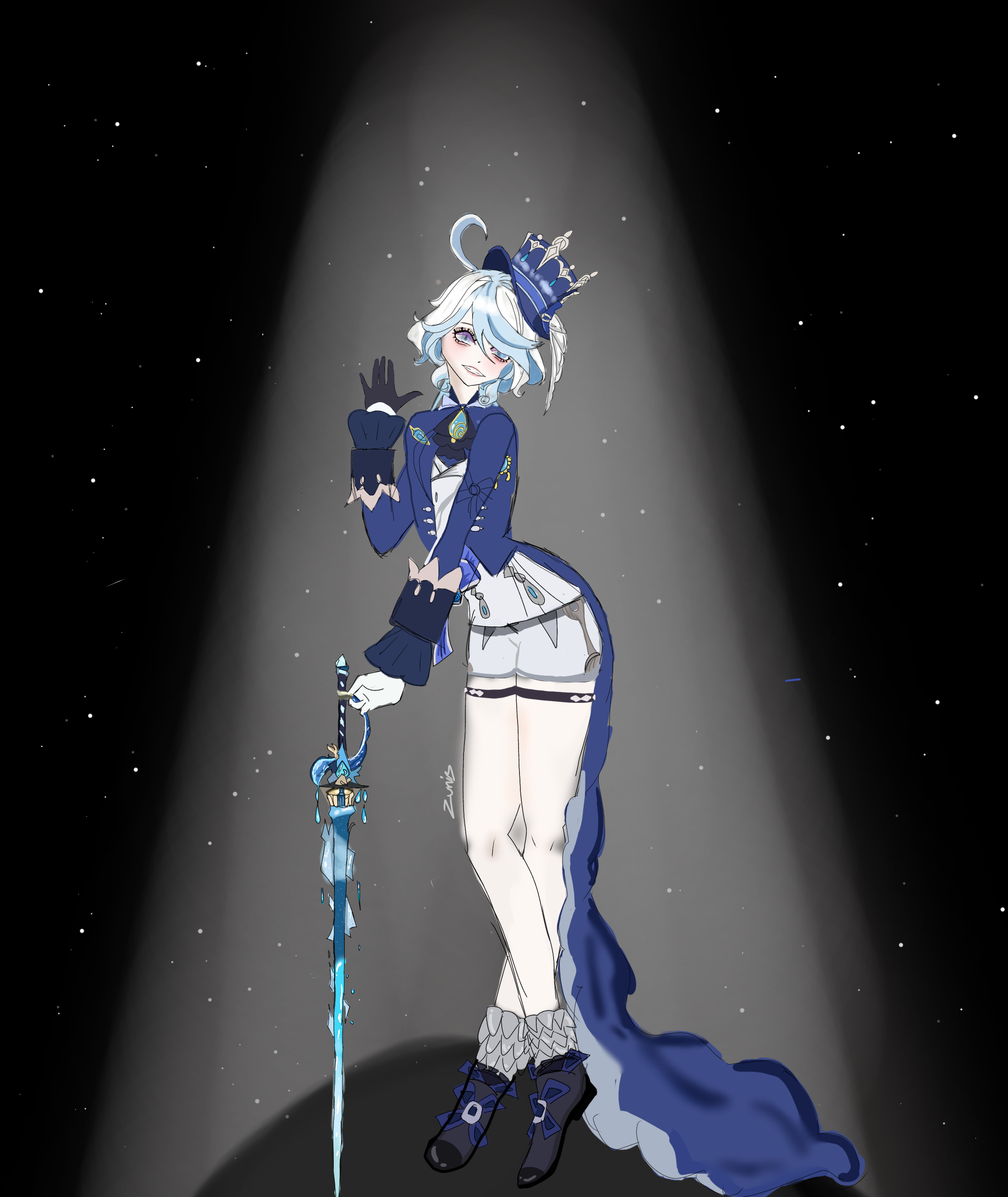 Focalor fanart Genshin Impact | HoYoLAB