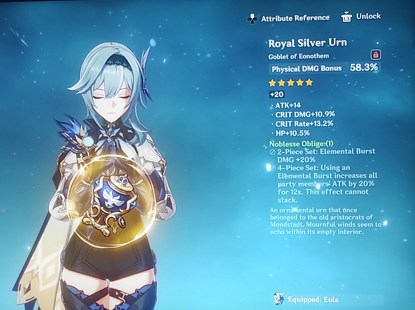 Perfect artifacts for Eula Genshin Impact | HoYoLAB