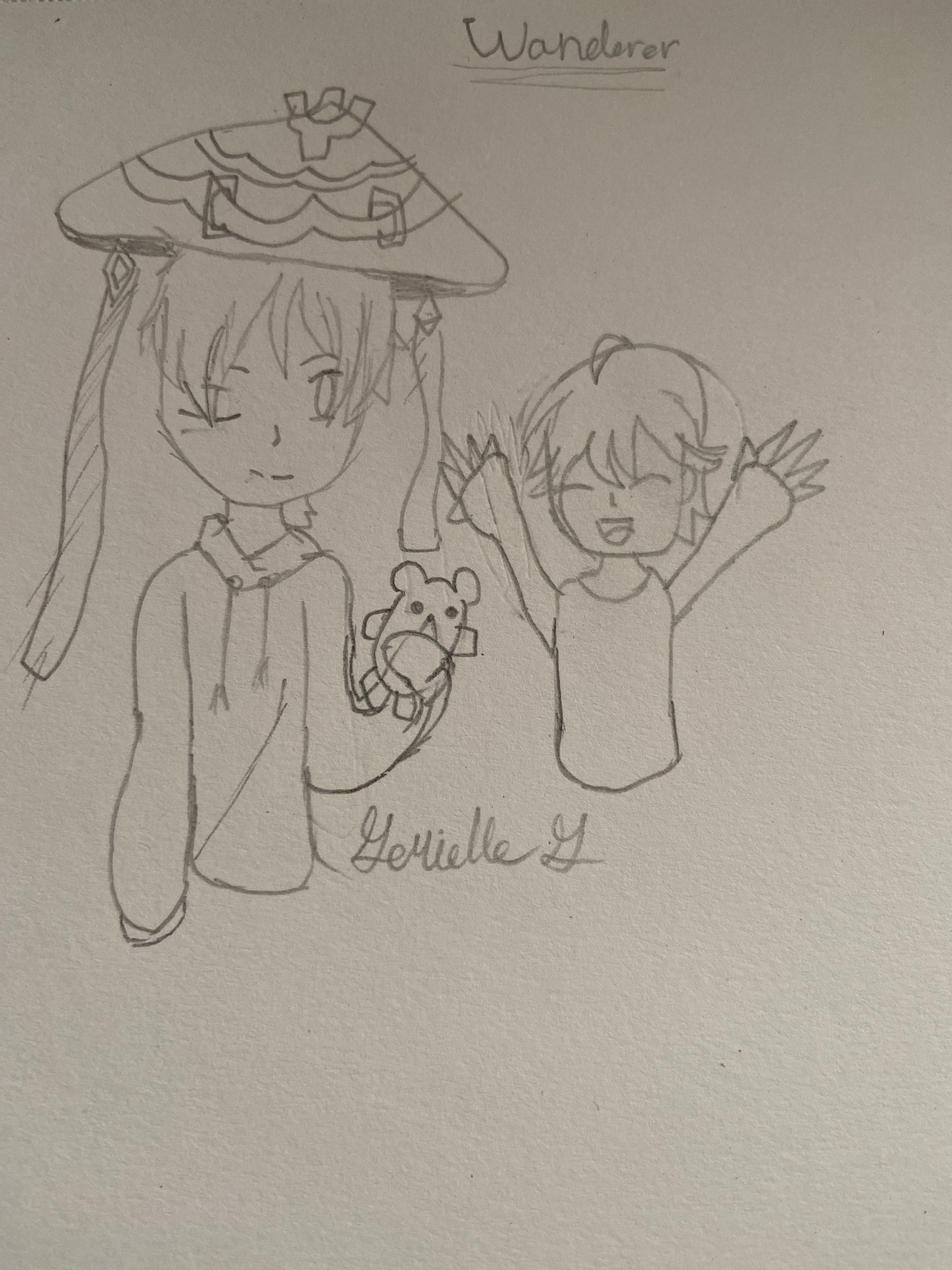 Wanderer fan art Genshin Impact | HoYoLAB