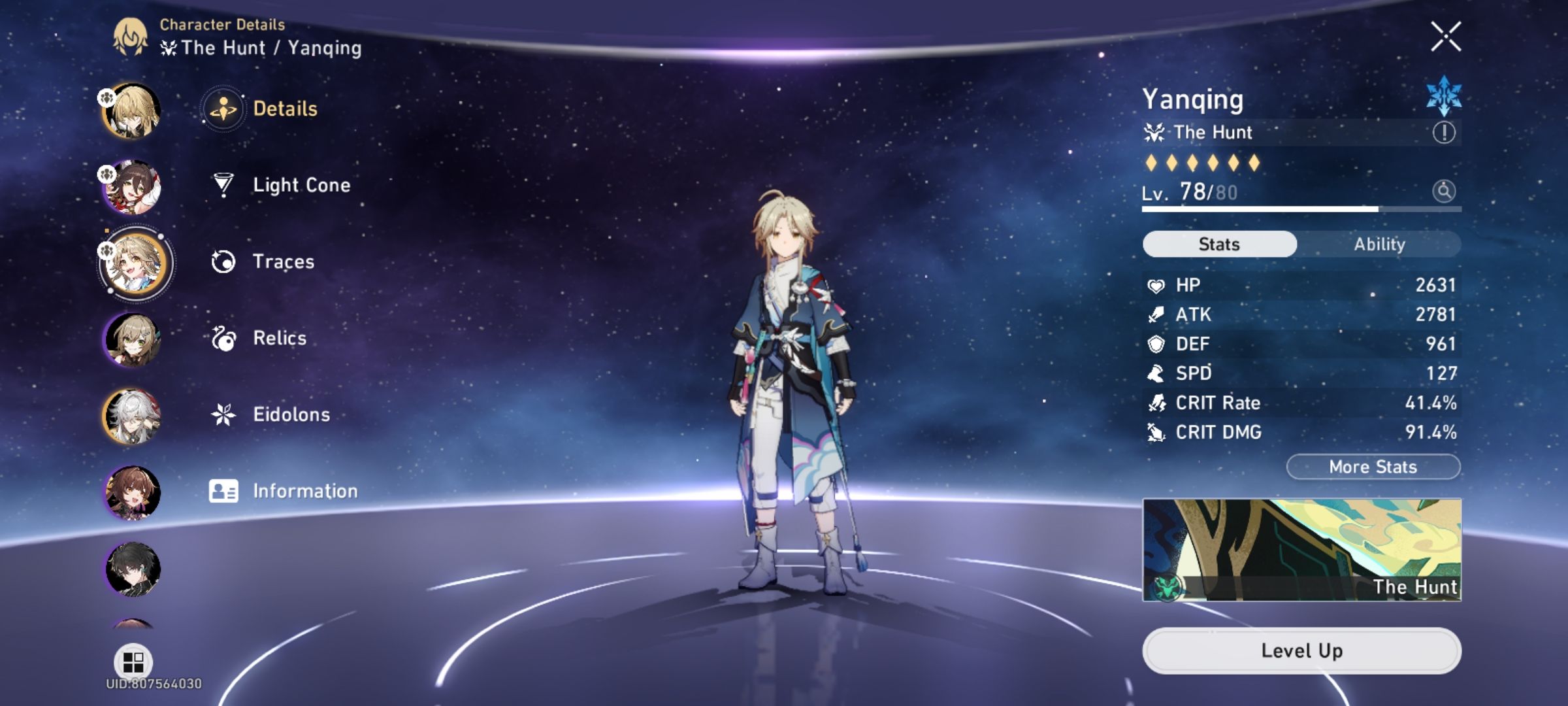 should I give him crit rate/damage? Honkai: Star Rail | HoYoLAB