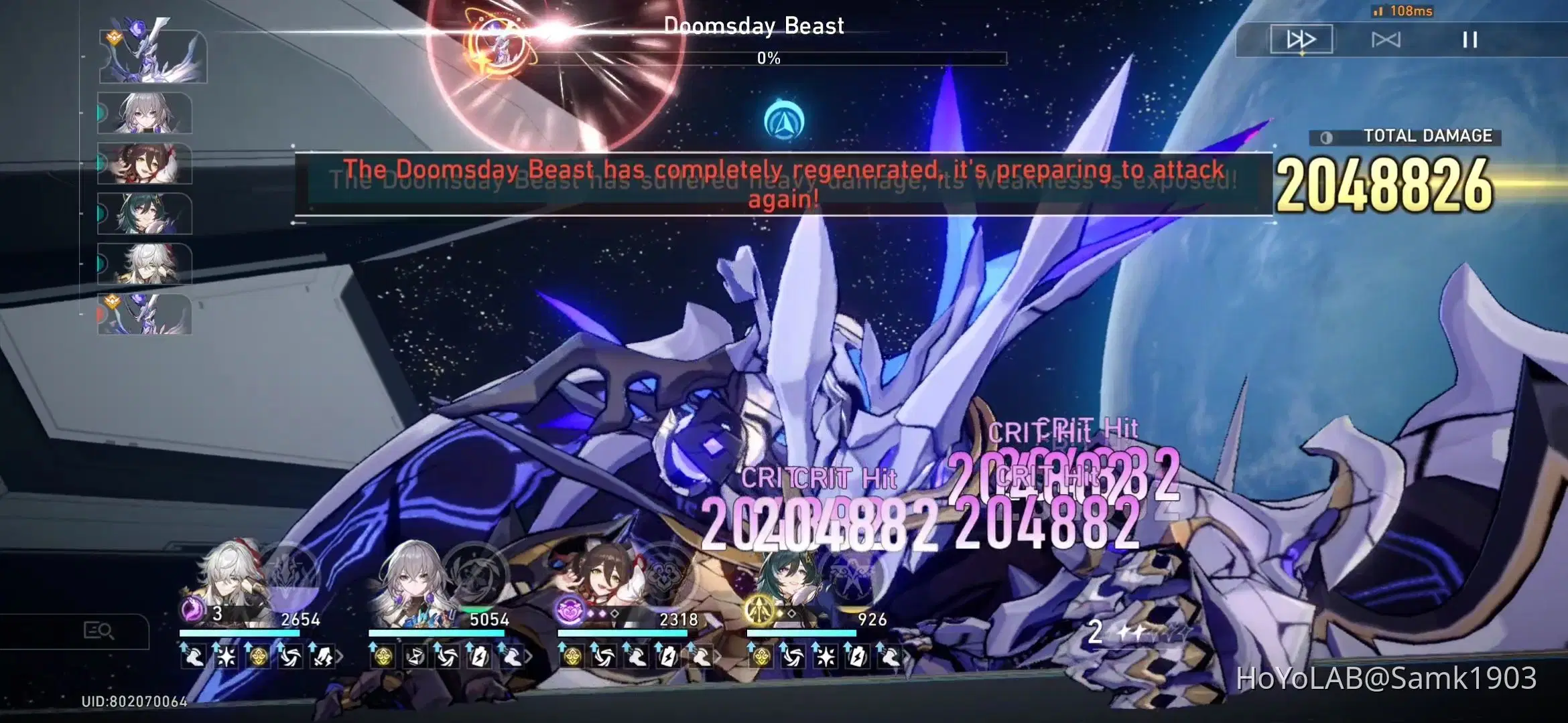 Highest crits in hsr :> Honkai: Star Rail | HoYoLAB