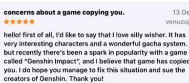 Saw this review on silly wisher 😭💀💀 Genshin Impact | HoYoLAB