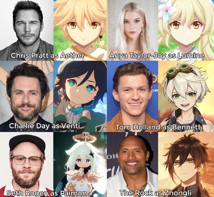 The cast Genshin Impact | HoYoLAB