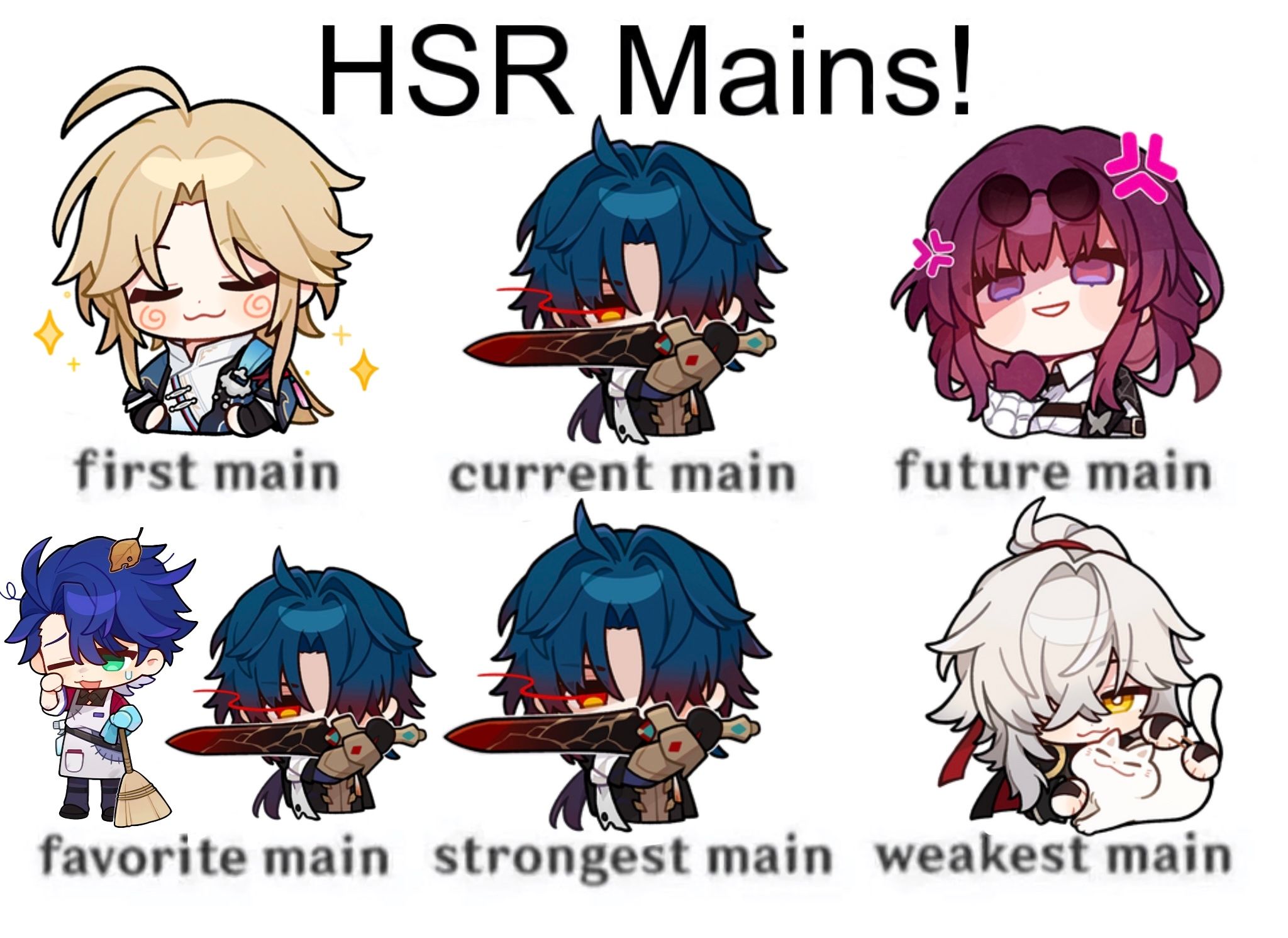 My HSR mains lmao Honkai: Star Rail | HoYoLAB