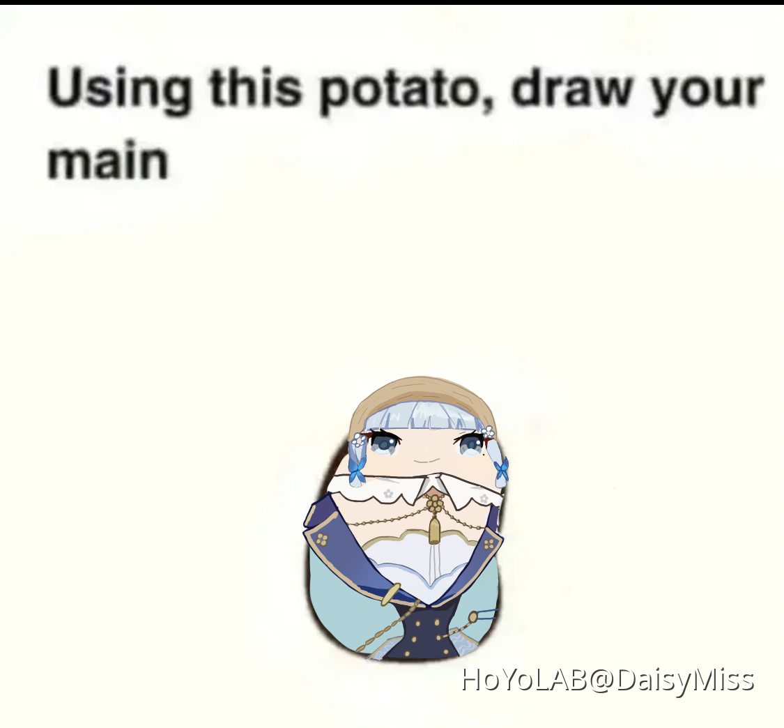 turning my main into.. a potato? Genshin Impact | HoYoLAB