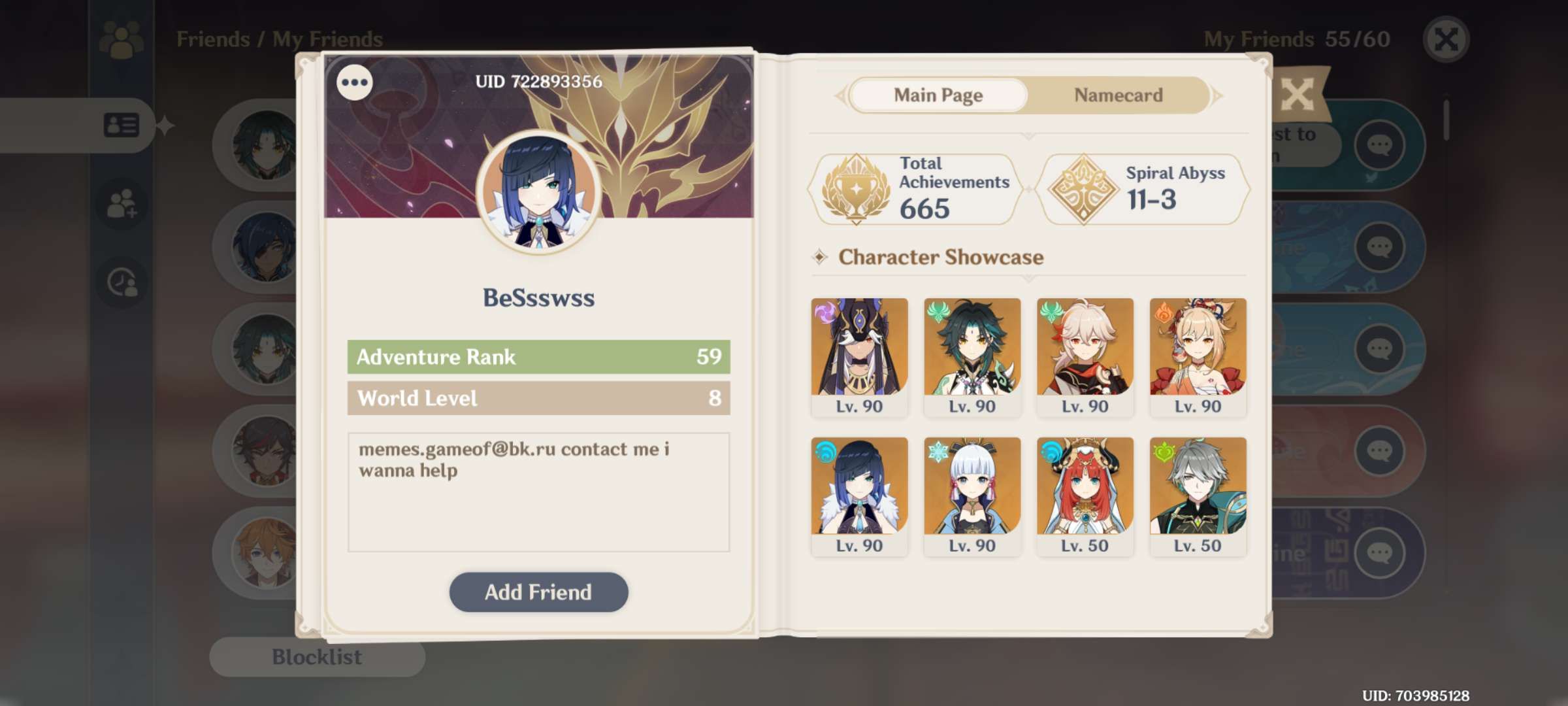 My main account got hacked Genshin Impact | HoYoLAB