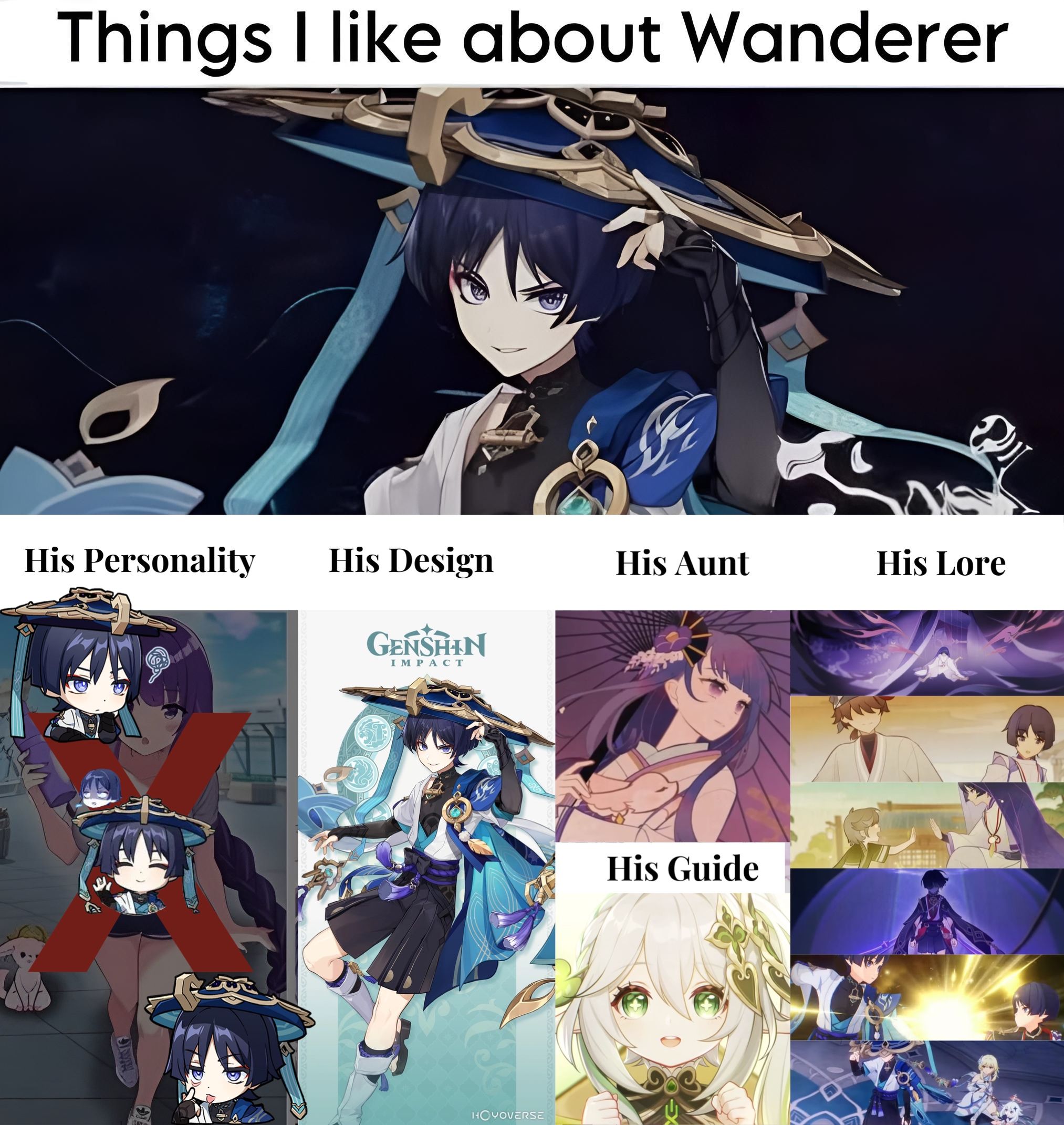 Things I Like About Wanderer Genshin Impact | HoYoLAB