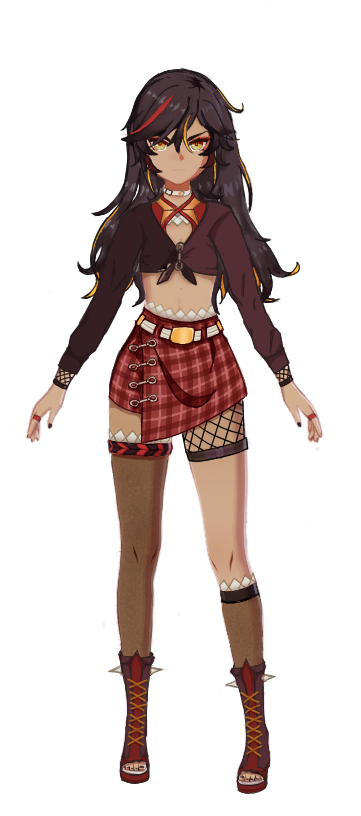 Xinyan modern redesign Genshin Impact | HoYoLAB