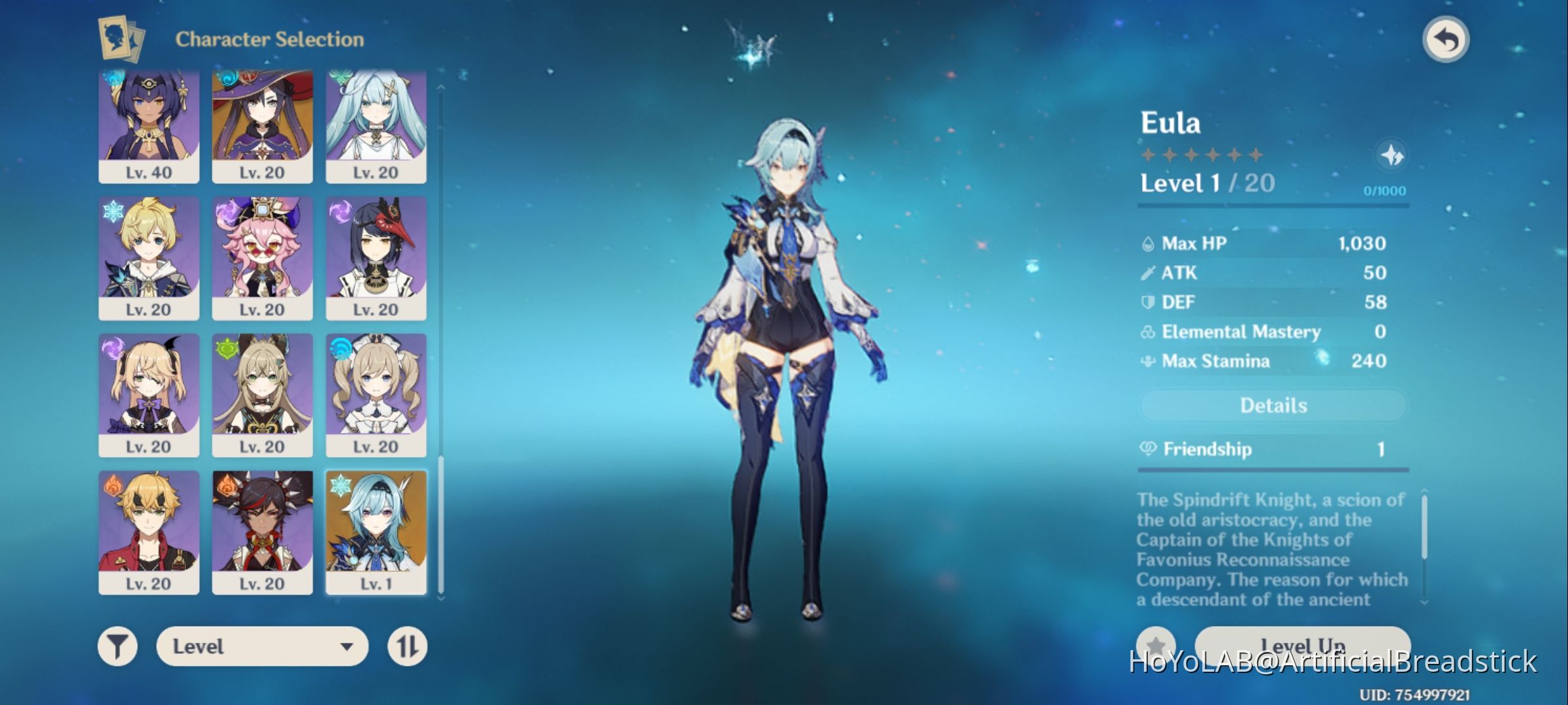 Accidentally pulled Eula Genshin Impact | HoYoLAB