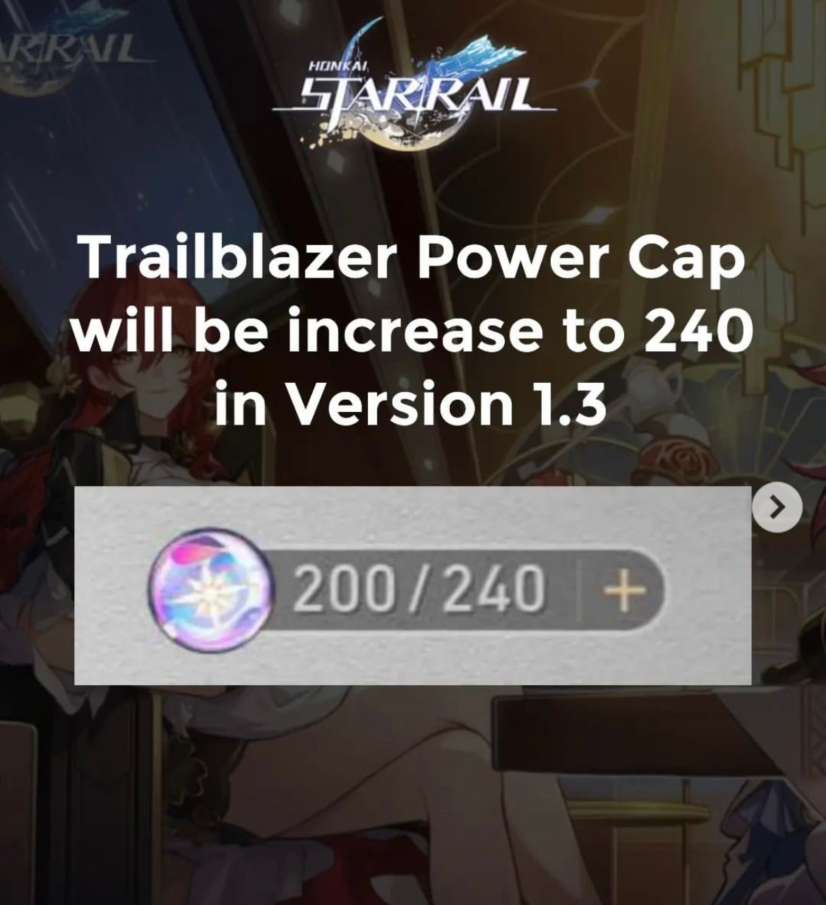 星穹鐵道將會在1.3體力上限提高？！ Credits to hsr.leaks Honkai: Star Rail | HoYoLAB