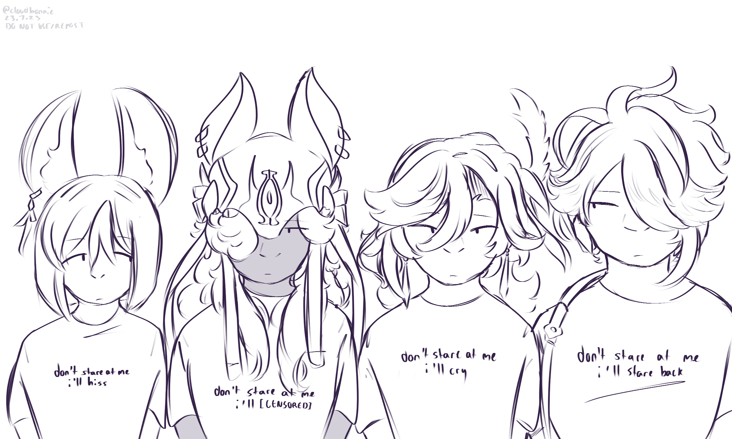 i drew 4ggravate in silly shirts!!! Genshin Impact | HoYoLAB