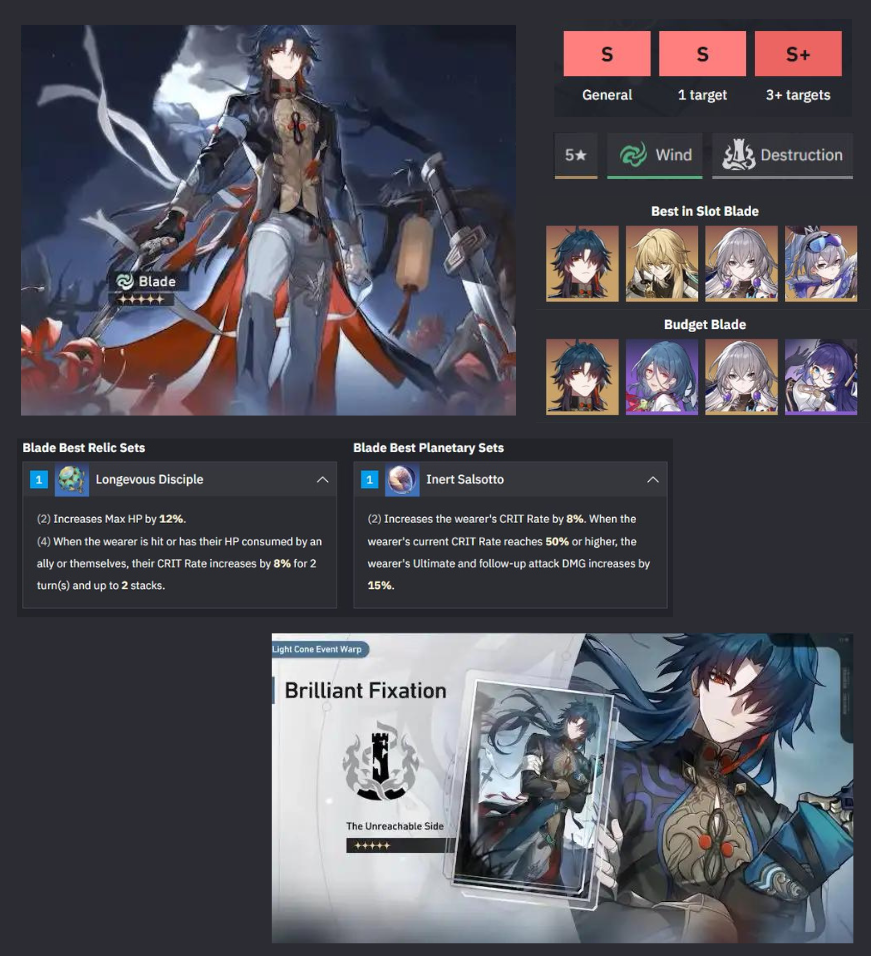 Blade Guide Honkai: Star Rail | HoYoLAB