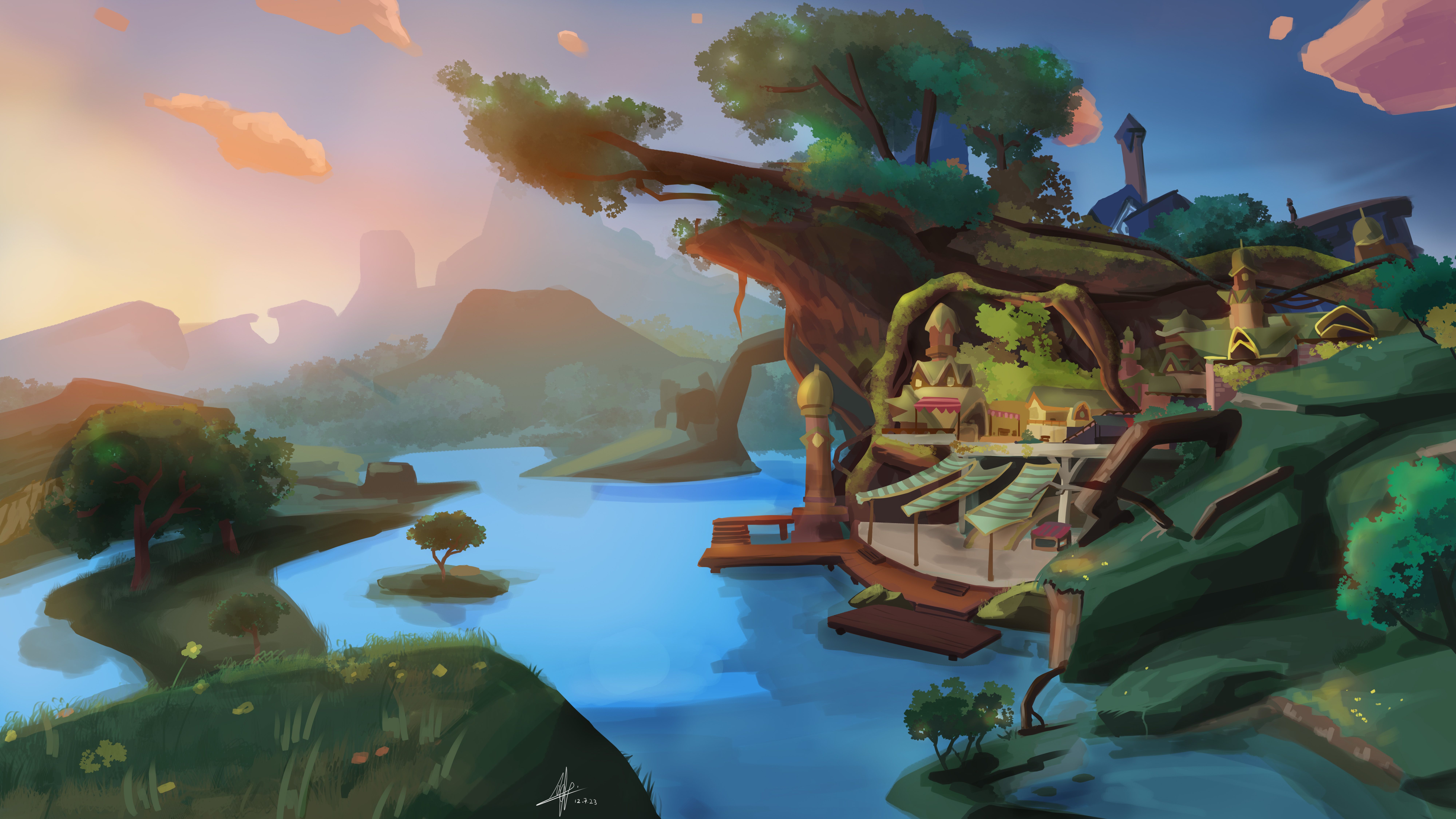 Sumeru City concept art Genshin Impact | HoYoLAB