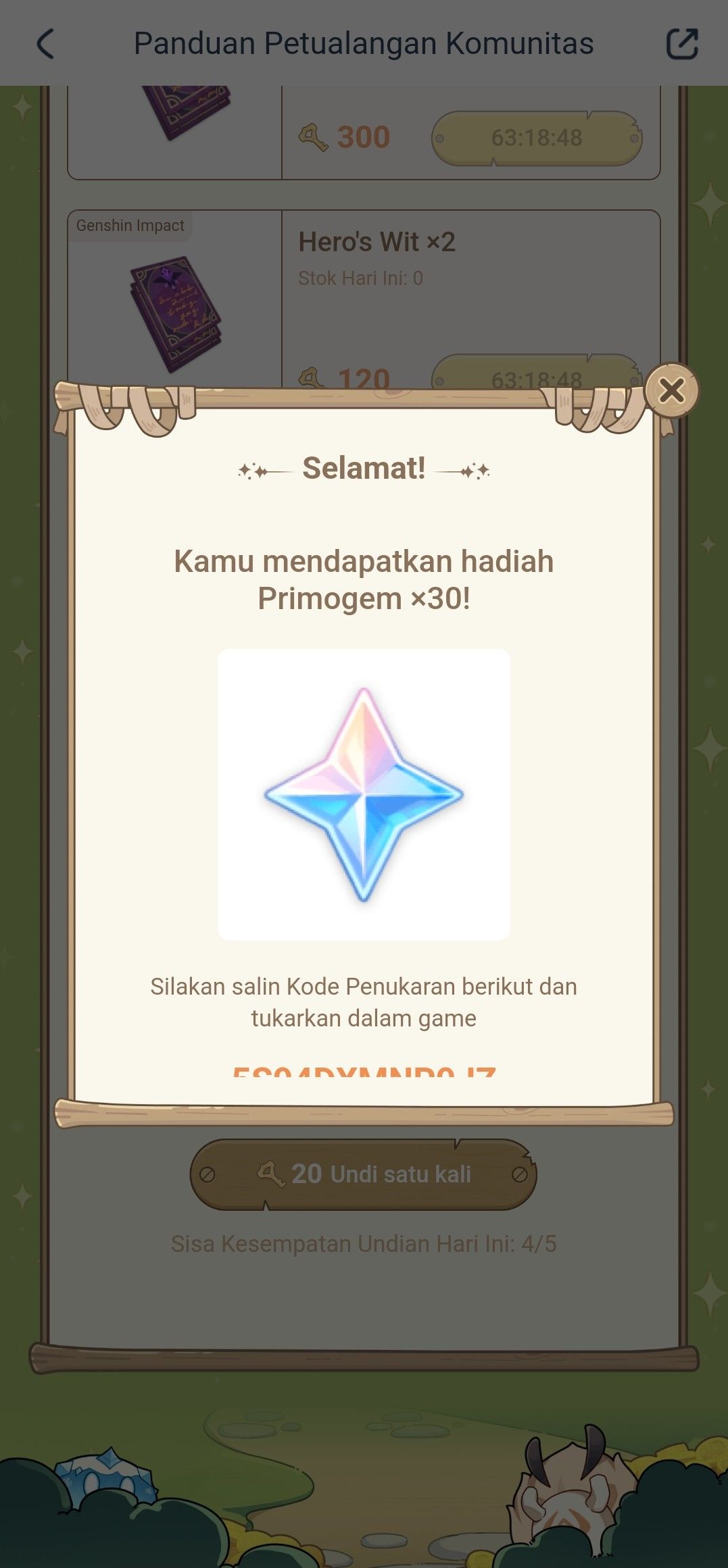 Kirain cuma mitos. ehh ternyata beneran bisa dapat Genshin Impact | HoYoLAB