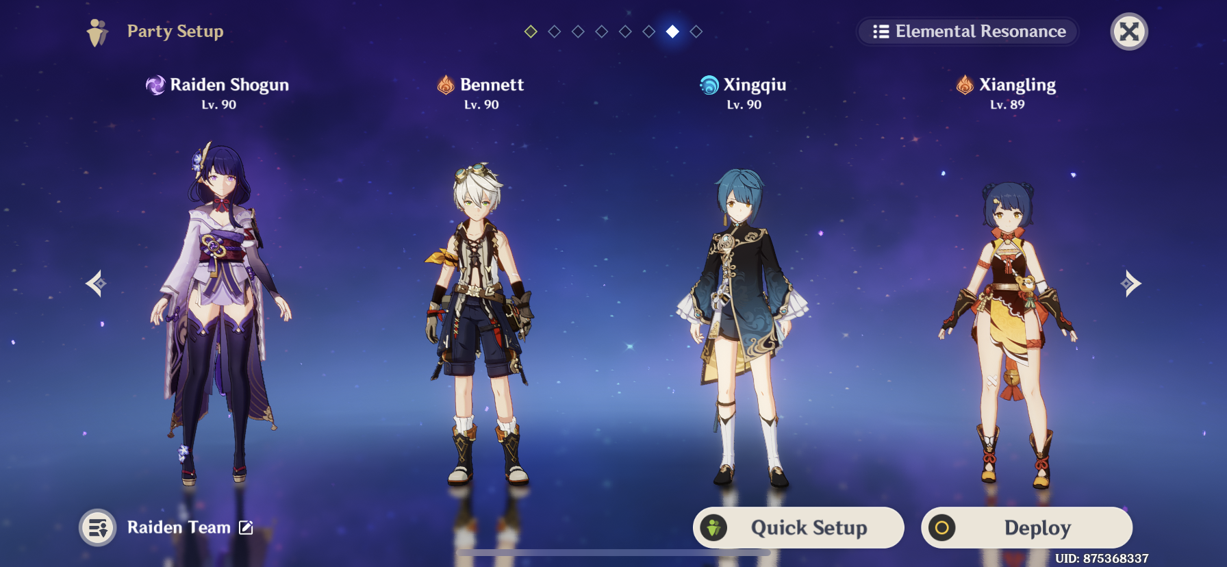 My Raiden National Team 🤔 Genshin Impact | HoYoLAB