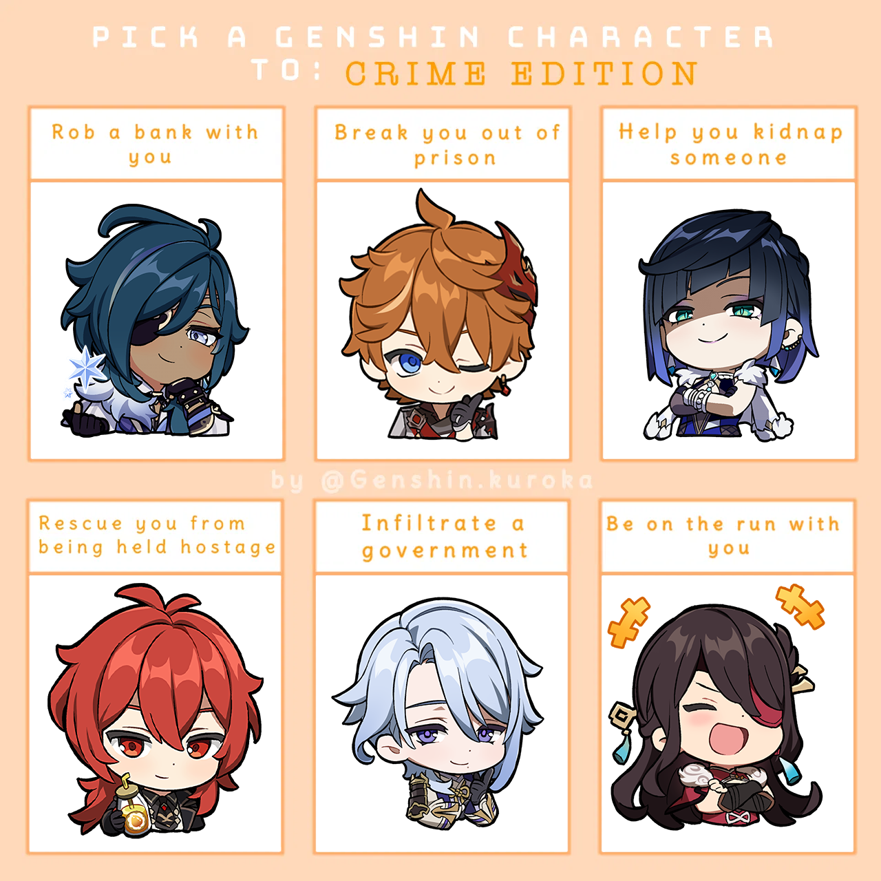 Pick A Character Genshin Impact | HoYoLAB