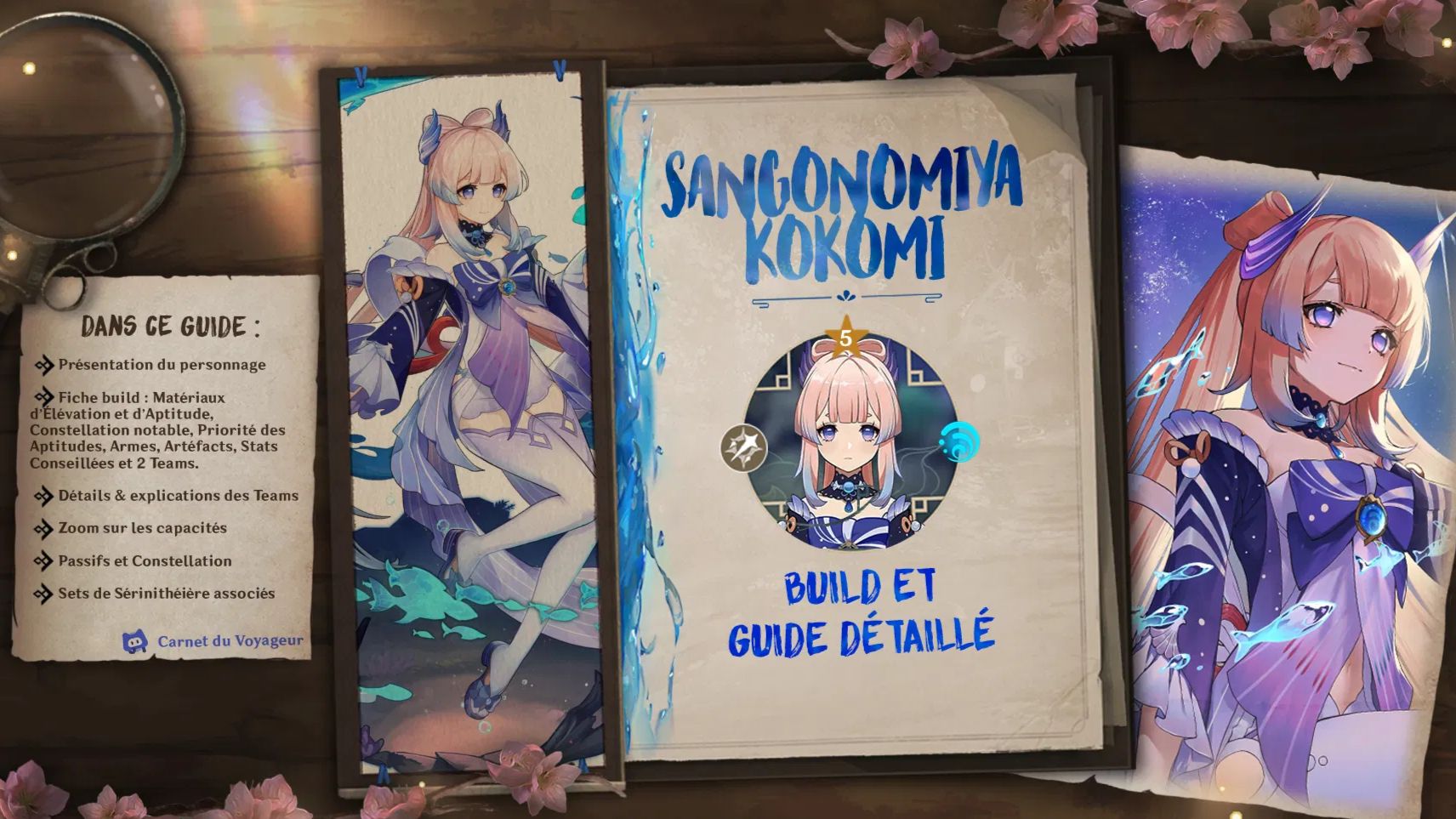 [Version 3.8] Sangonomiya Kokomi | Guide complet : Healer Hydro Genshin ...