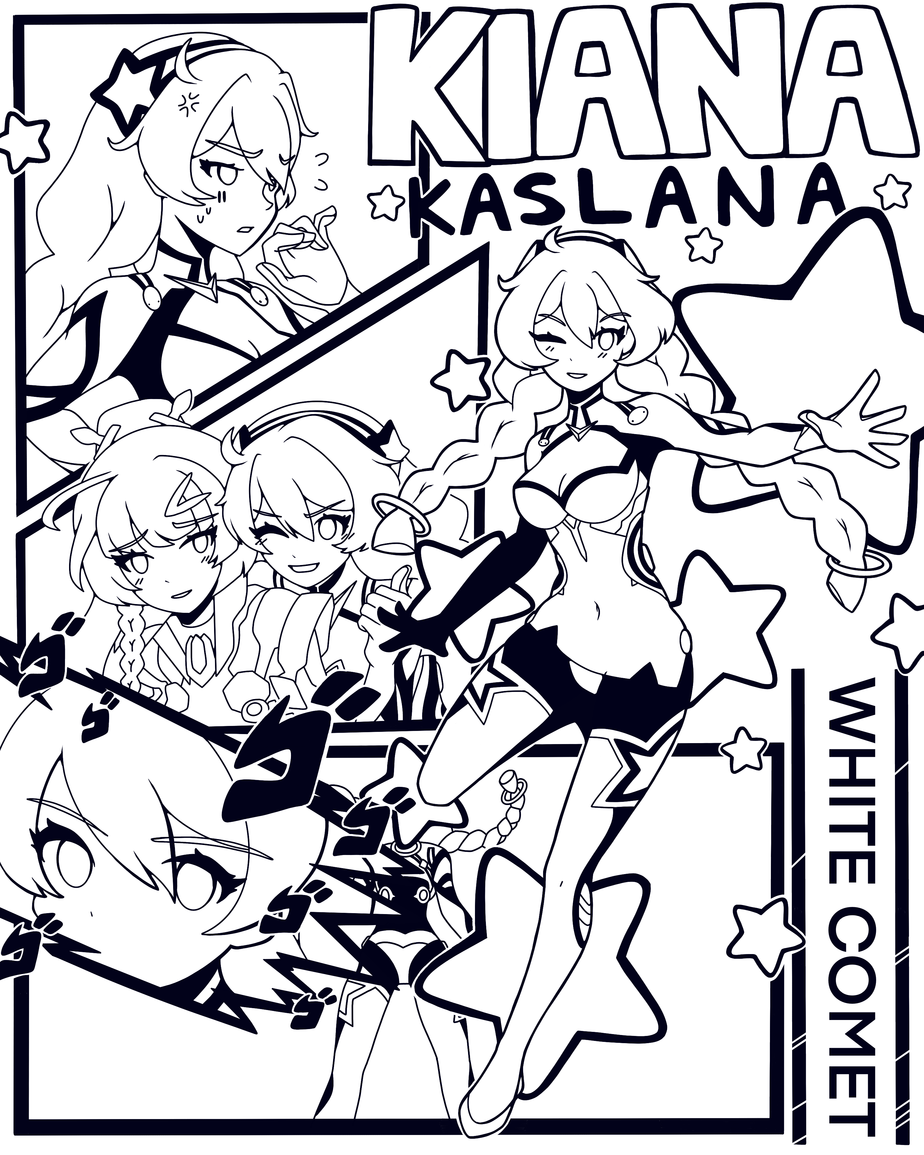 (WIP) Kiana Kaslana White Comet Pt 3! Honkai Impact 3rd | HoYoLAB