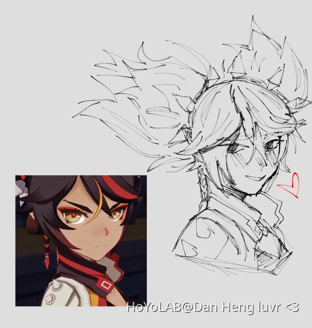 Doodle of Xinyan ^^ Genshin Impact | HoYoLAB