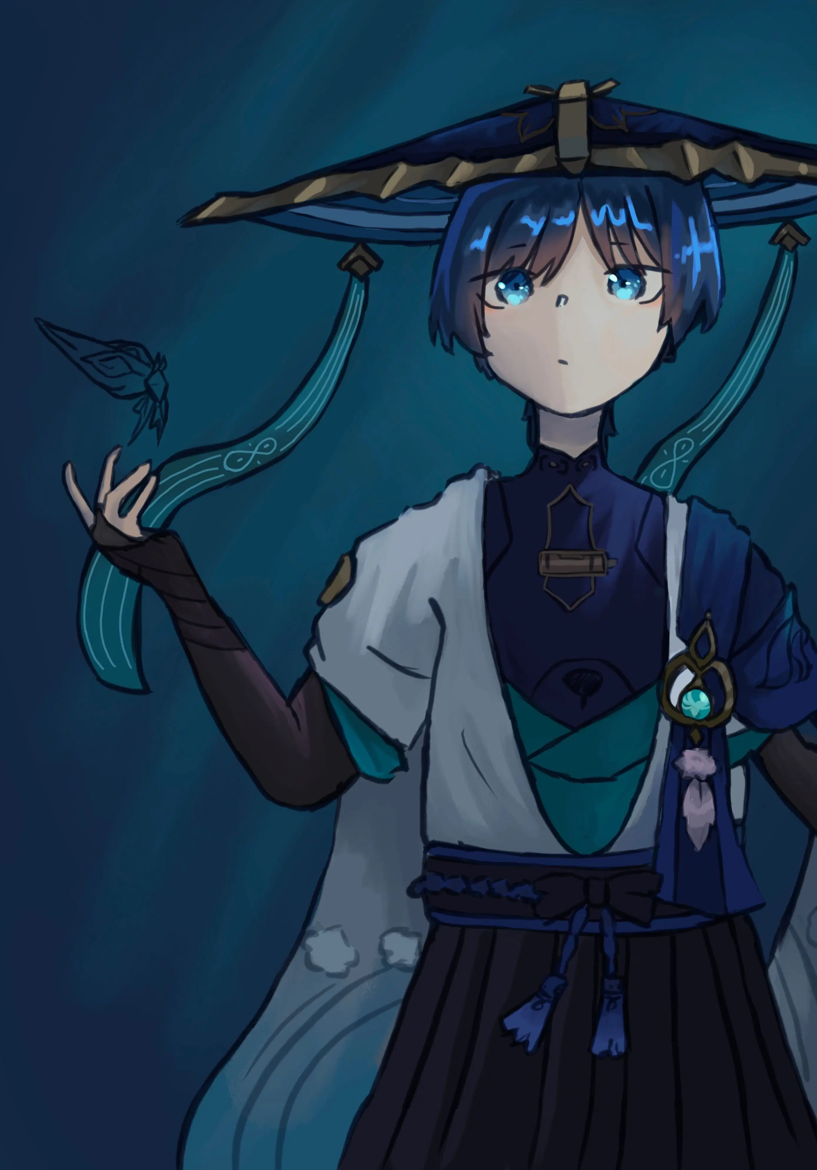 Wanderer fan art Genshin Impact | HoYoLAB