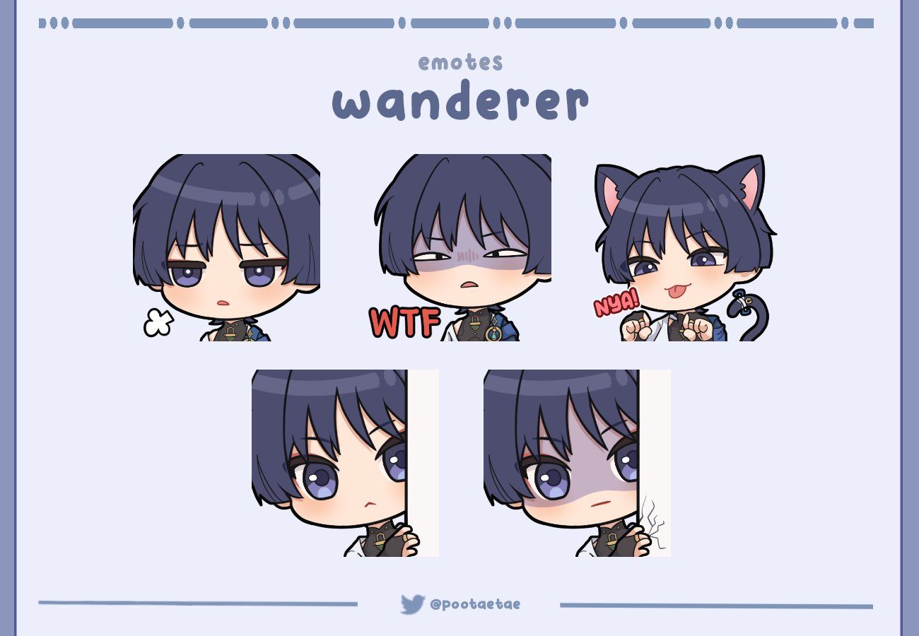 Wanderer Emote Pack ! ☂️ Genshin Impact | HoYoLAB