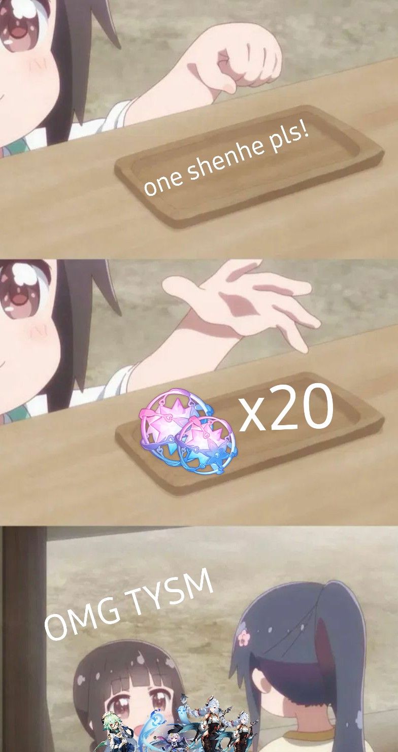 my shenhe pulls in a shellnut Genshin Impact | HoYoLAB