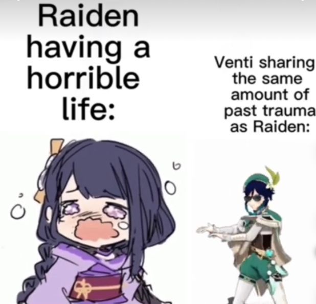 Memes that made Raiden remember Scaramouche Genshin Impact | HoYoLAB