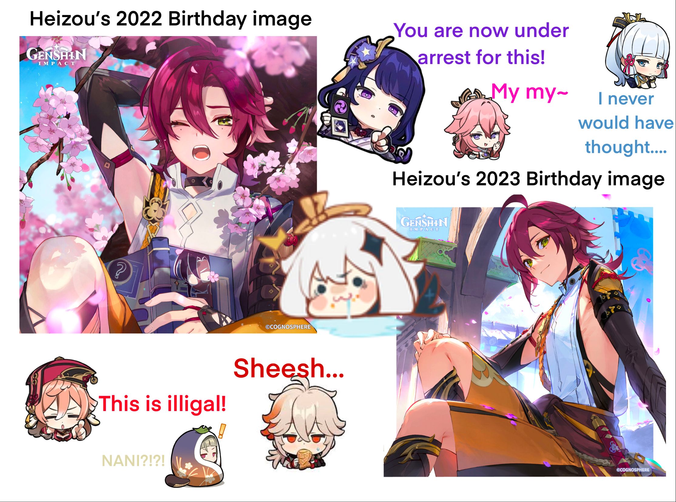 Heizou’s Birthday Image (Inazuman’s opinion) Genshin Impact | HoYoLAB