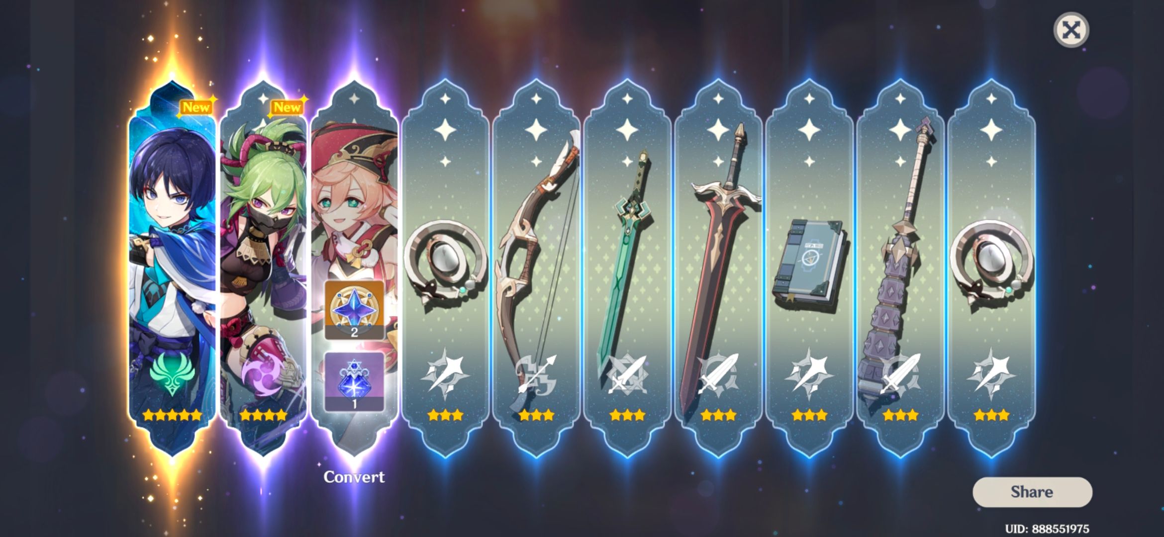 Win 50/50 80 Pull Genshin Impact | HoYoLAB