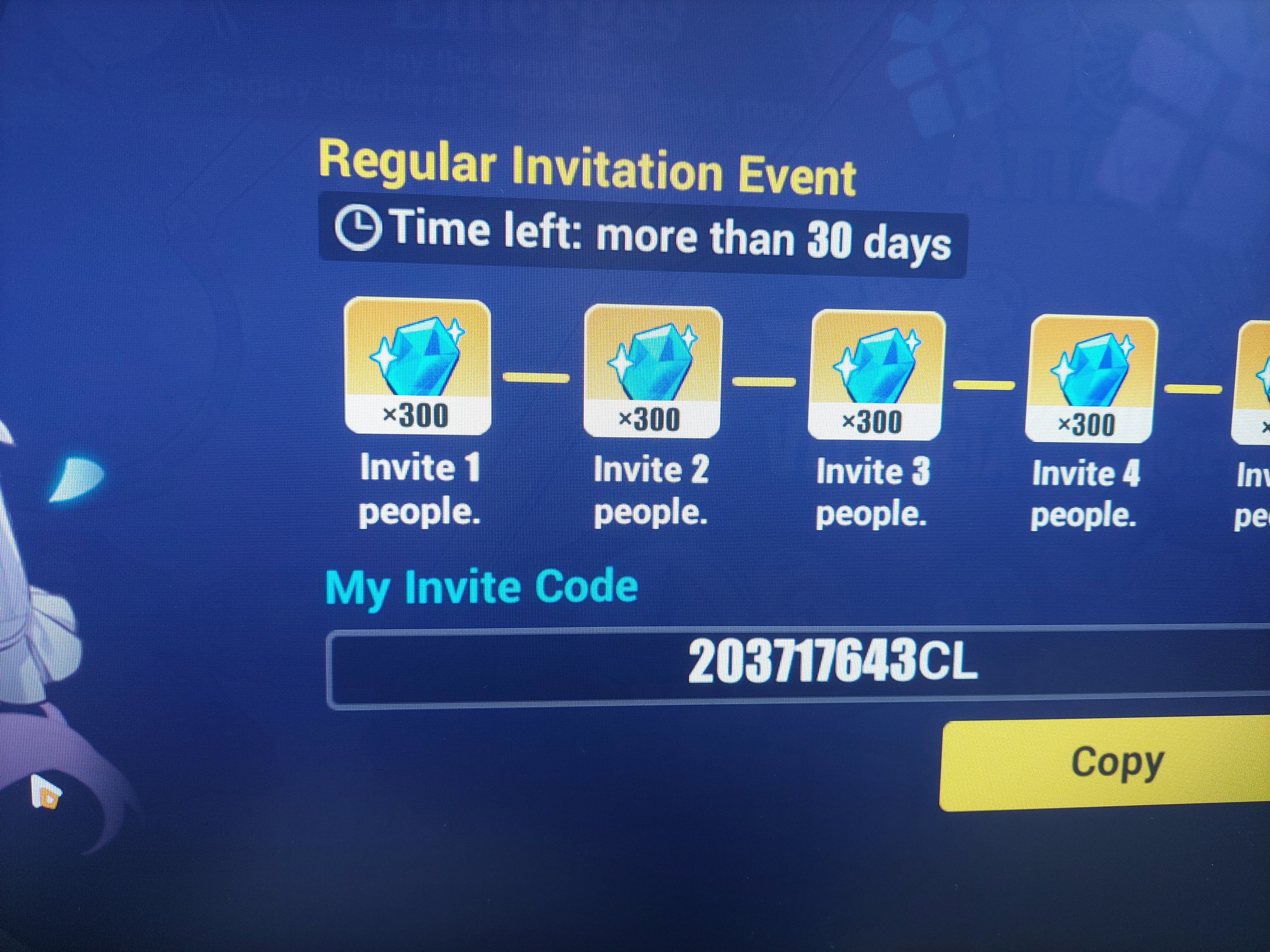 Invite code Honkai Impact 3rd | HoYoLAB