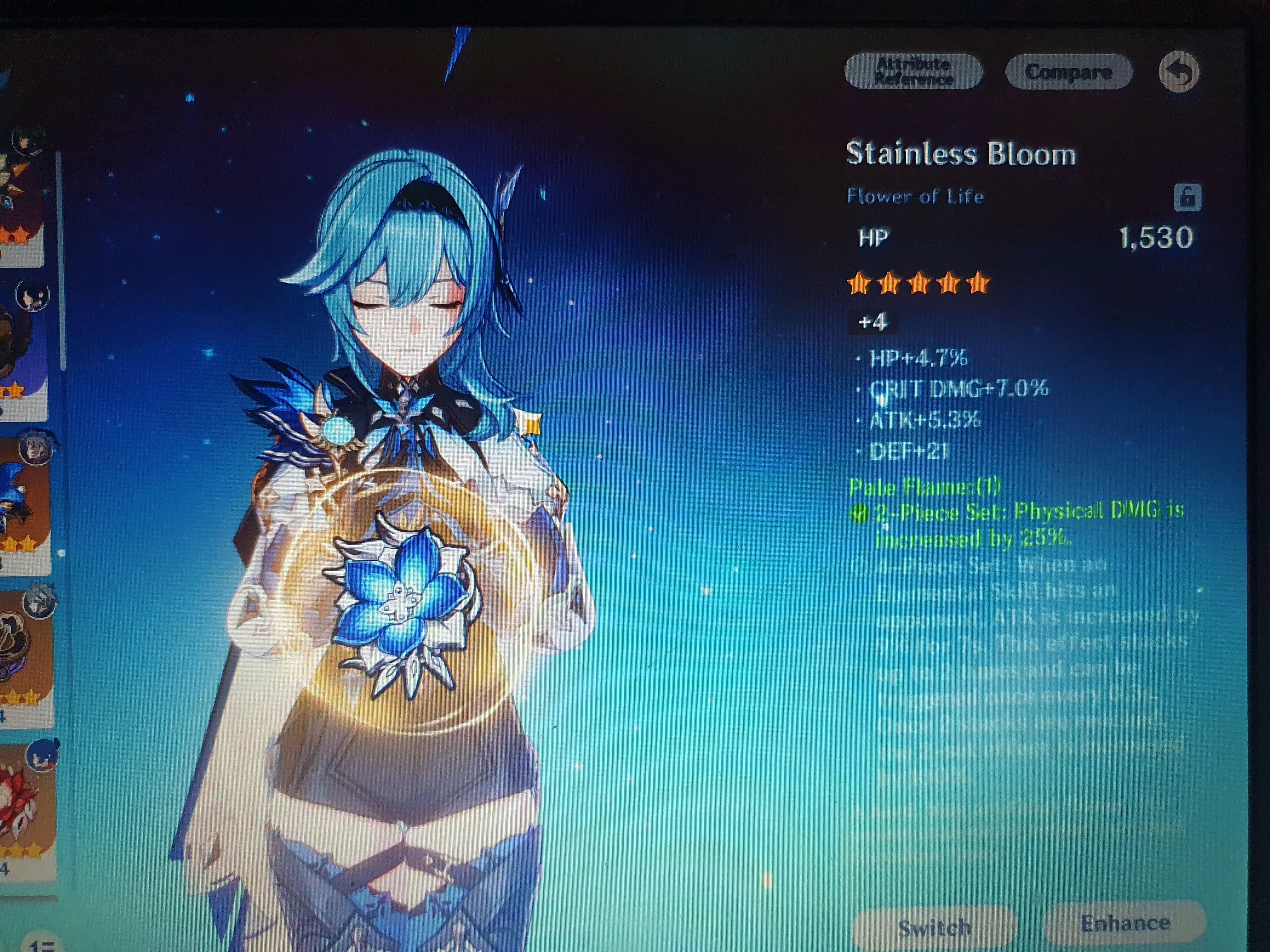 Pale flame flower for Eula, which one best? Genshin Impact | HoYoLAB